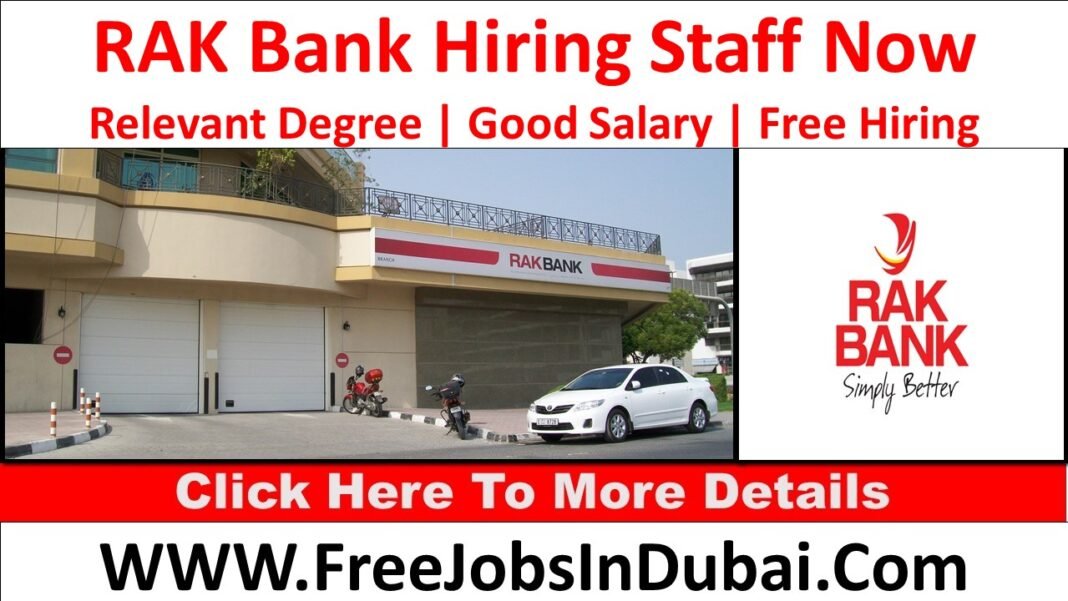 RAK Bank Careers Jobs Opportunities In UAE