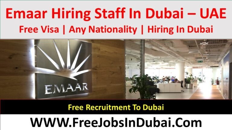 Emaar Careers Jobs Opportunities In All Over in Dubai
