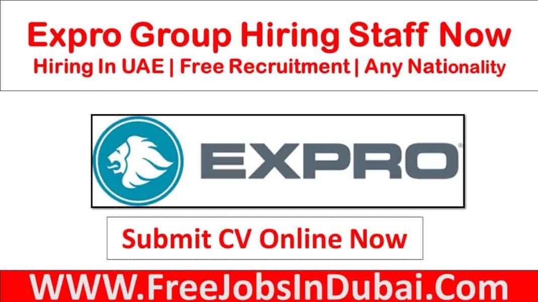 EXPRO Careers Jobs Opportunities Available Now In Dubai